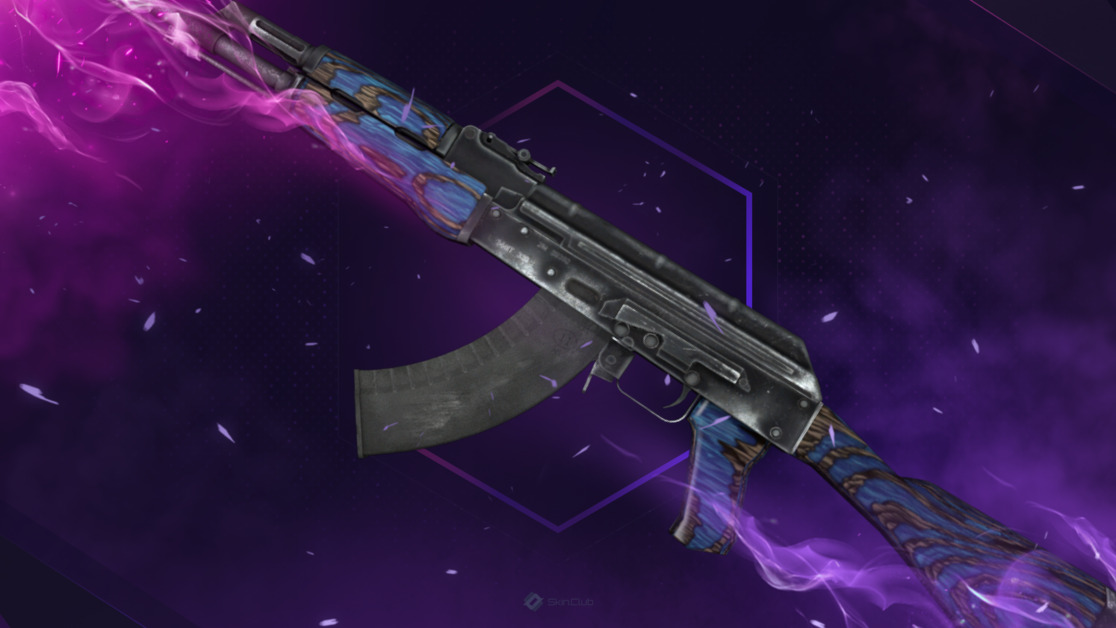 AK-47 | Blue Laminate | Minimal Wear