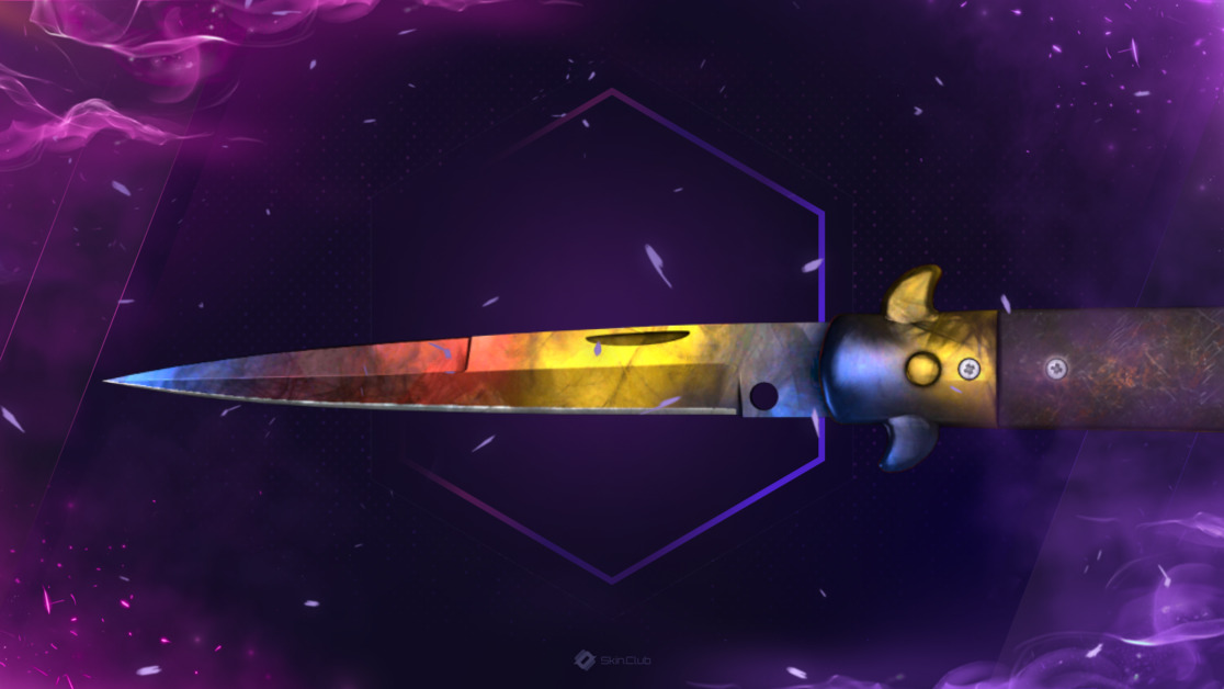 Stiletto Knife | Marble Fade | Factory New