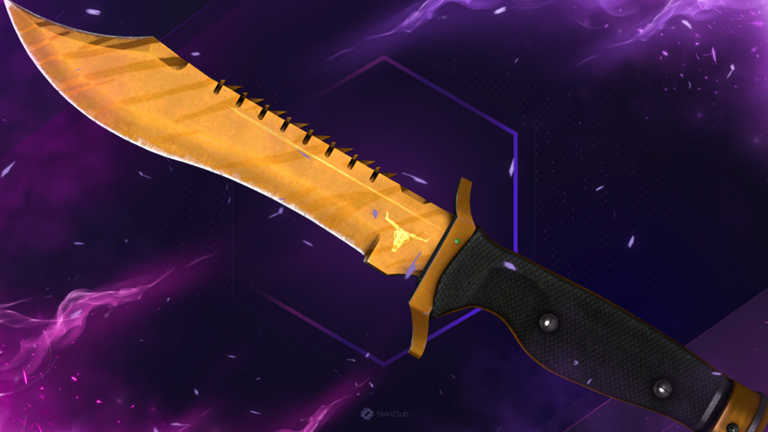 Bowie Knife | Tiger Tooth | Minimal Wear
