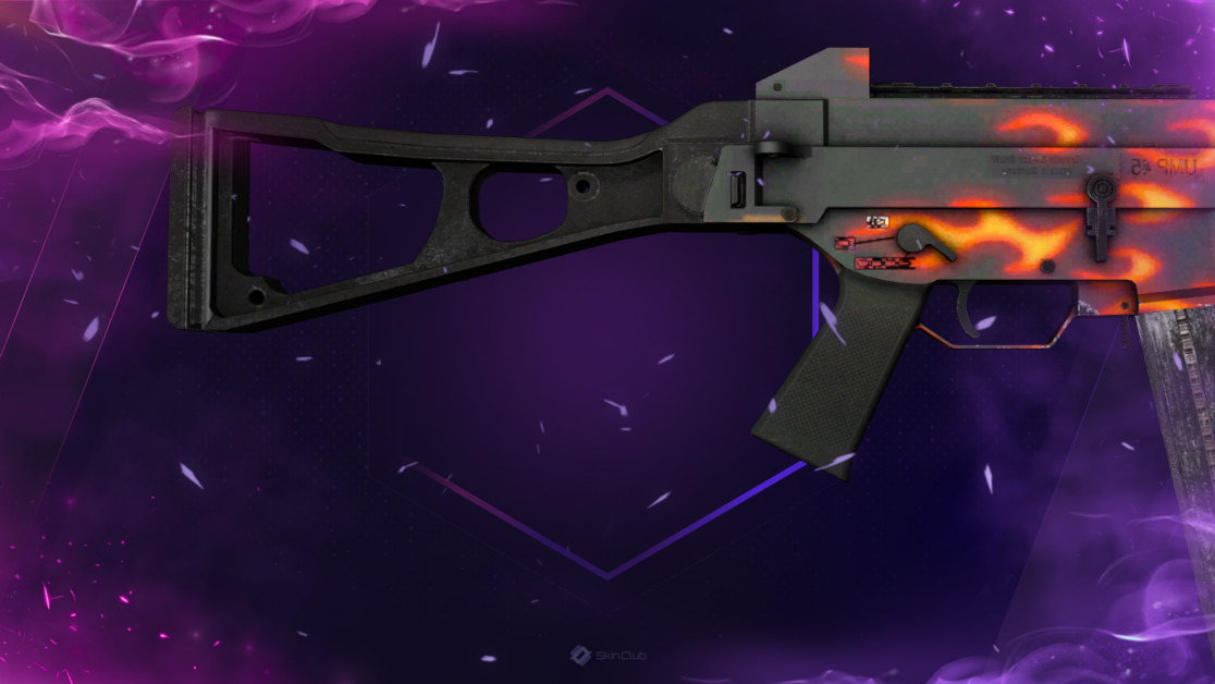 UMP-45 | Blaze | Minimal Wear