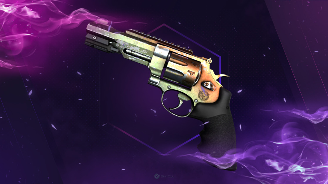 R8 Revolver | Amber Fade | Well-Worn
