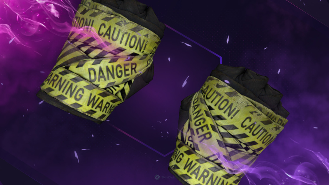 Hand Wraps | CAUTION! | Battle-Scarred