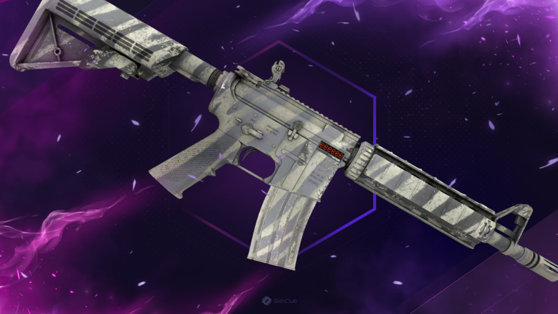 M4A4 | Faded Zebra | Factory New | StatTrak