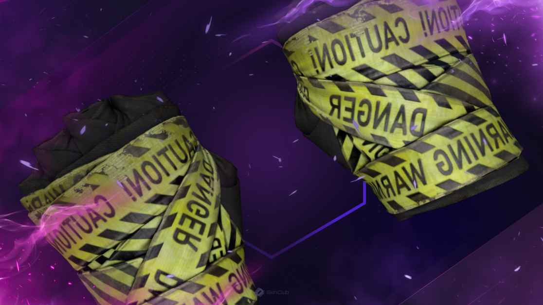 Hand Wraps | CAUTION! | Battle-Scarred