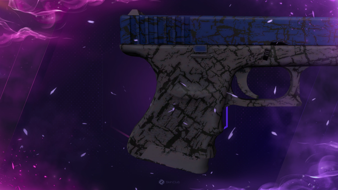 Glock-18 | Blue Fissure | Minimal Wear