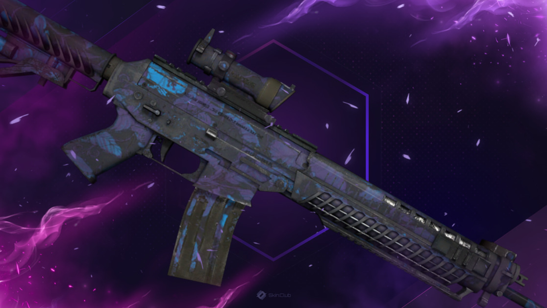 SG 553 | Aloha | Battle-Scarred