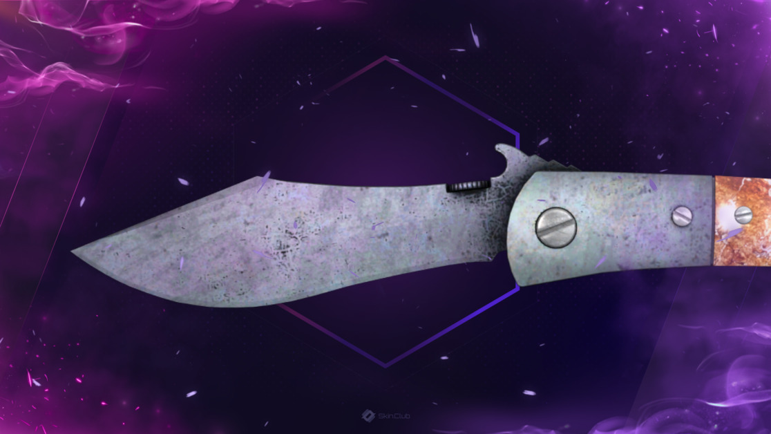 Navaja Knife | Blue Steel | Well-Worn