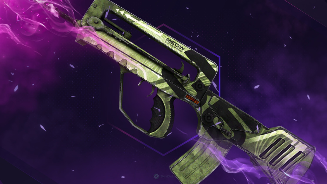 FAMAS | Meow 36 | Well-Worn | StatTrak