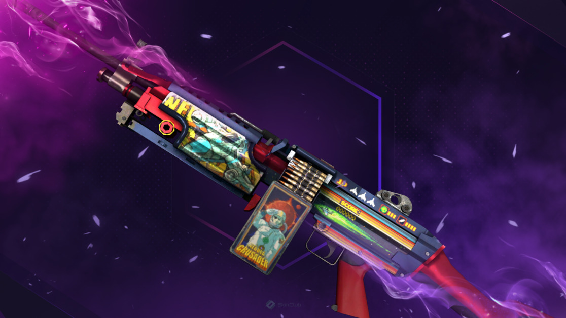 M249 | Nebula Crusader | Field-Tested