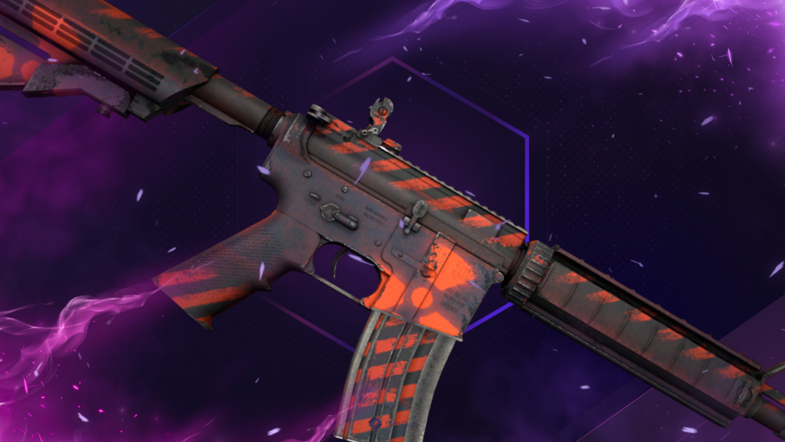 M4A4 | Radiation Hazard | Minimal Wear