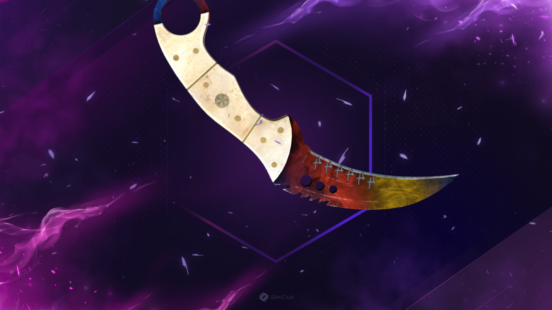 Talon Knife | Marble Fade | Minimal Wear | StatTrak