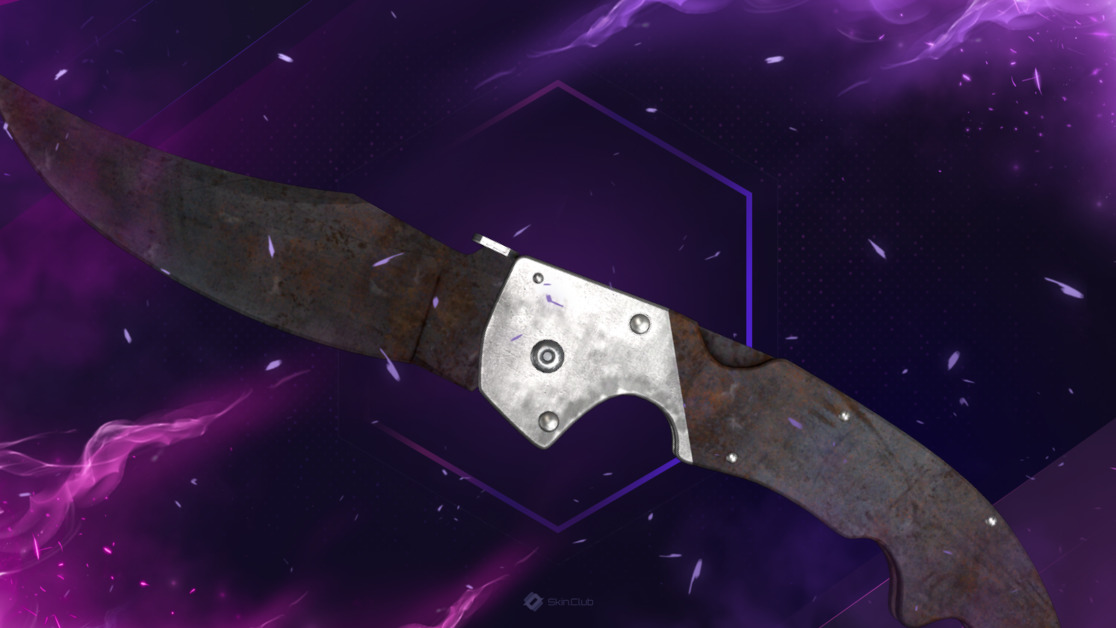 Falchion Knife | Rust Coat | Well-Worn