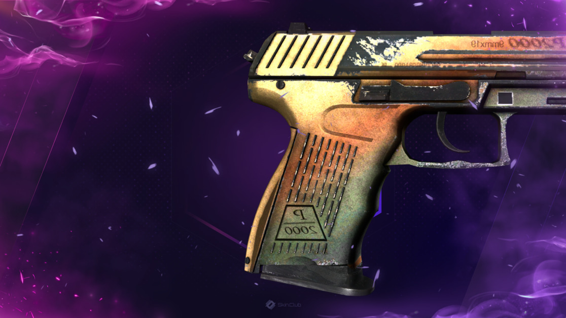 P2000 | Amber Fade | มีรอยถลอกอย่างมาก