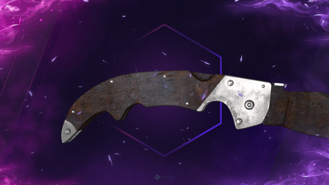 Falchion Knife | Rust Coat | Well-Worn