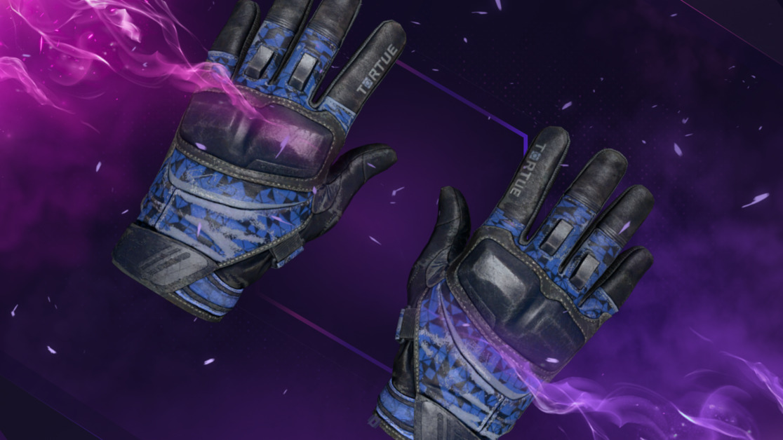 Moto Gloves | Polygon | Battle-Scarred