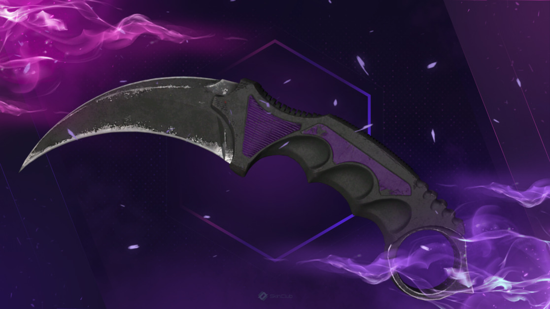 Karambit | Ultraviolet | Well-Worn