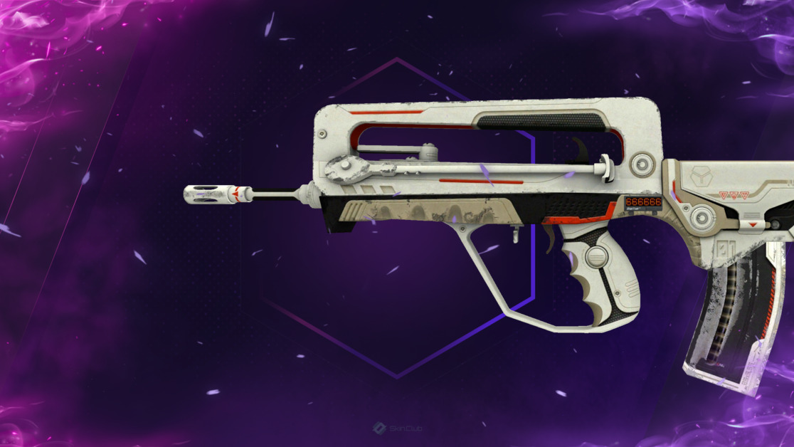 FAMAS | Mecha Industries | Well-Worn | StatTrak