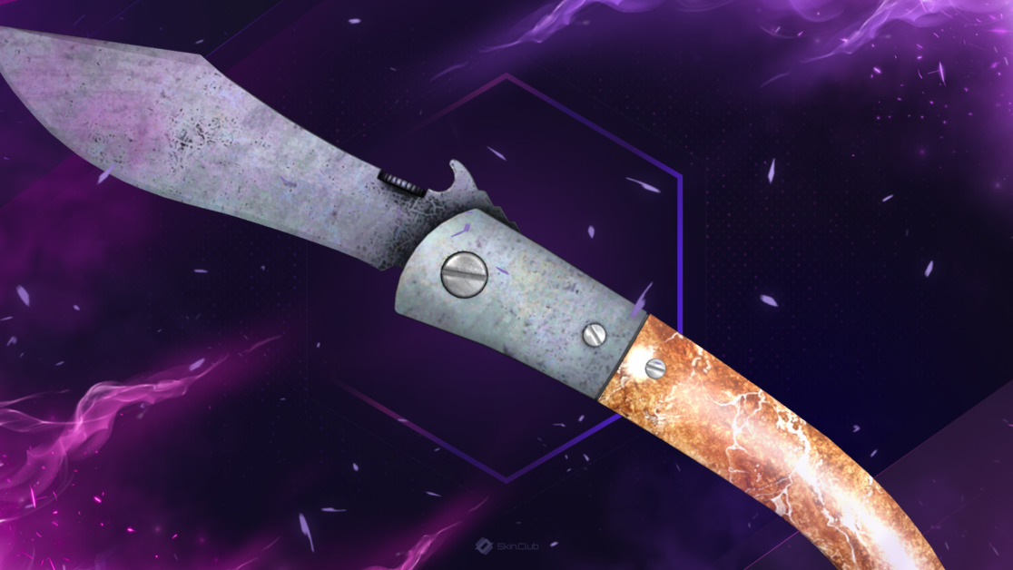 Navaja Knife | Blue Steel | Well-Worn