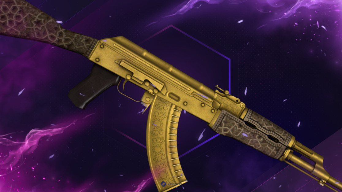 AK-47 | Gold Arabesque | Battle-Scarred