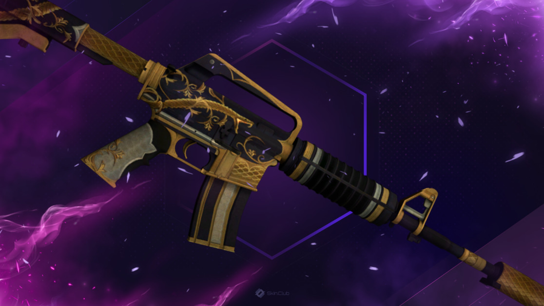 M4A1-S | Golden Coil | Battle-Scarred