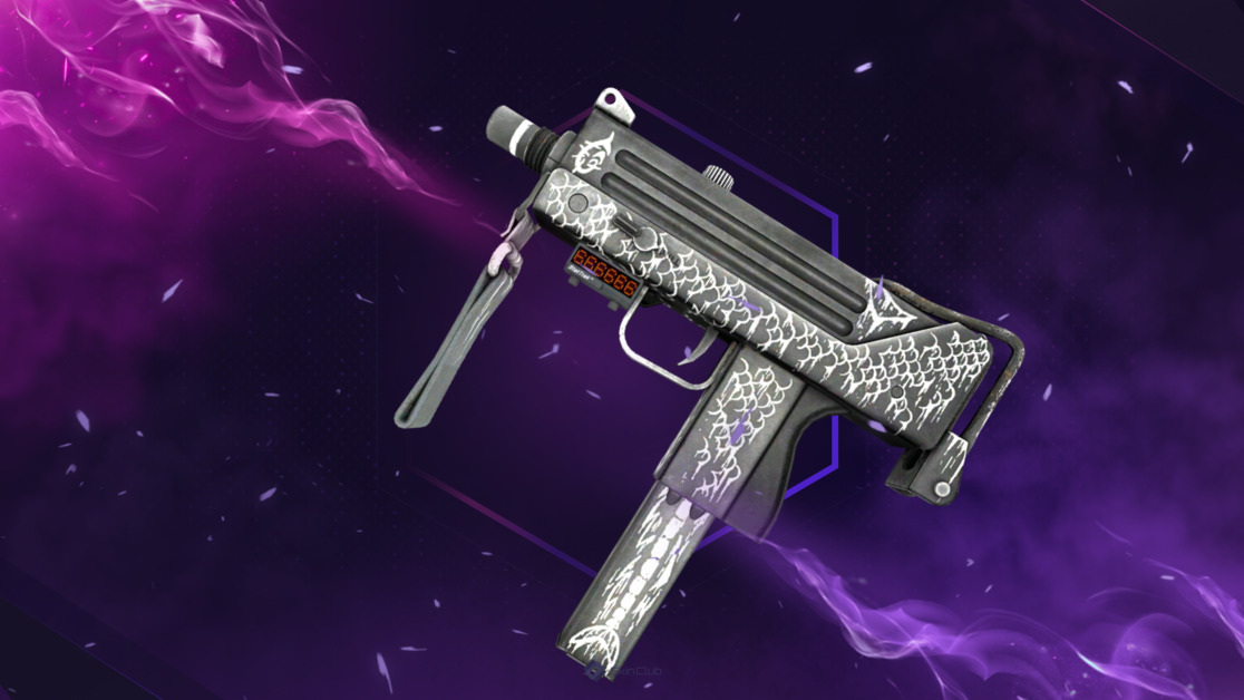MAC-10 | Whitefish | Battle-Scarred | StatTrak
