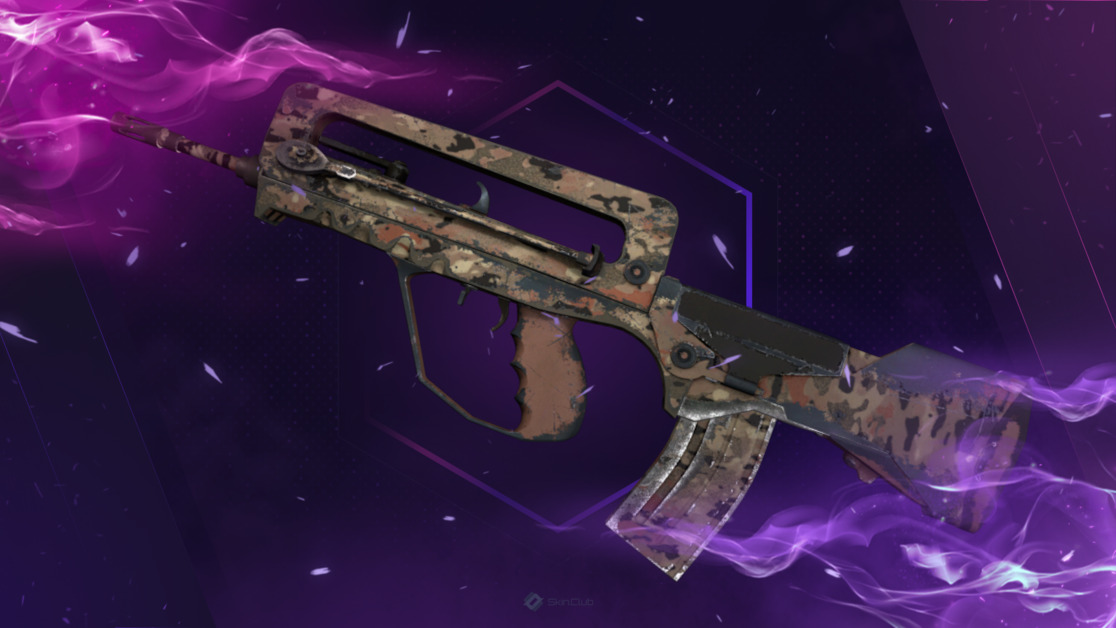 FAMAS | CaliCamo | Battle-Scarred