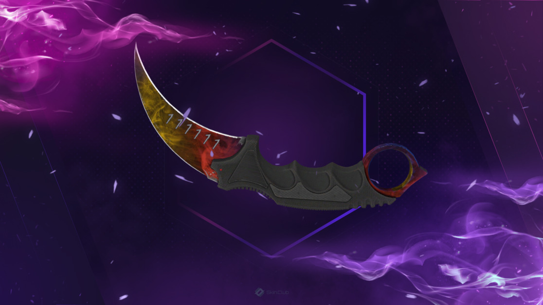 Karambit | Marble Fade | Minimal Wear | StatTrak