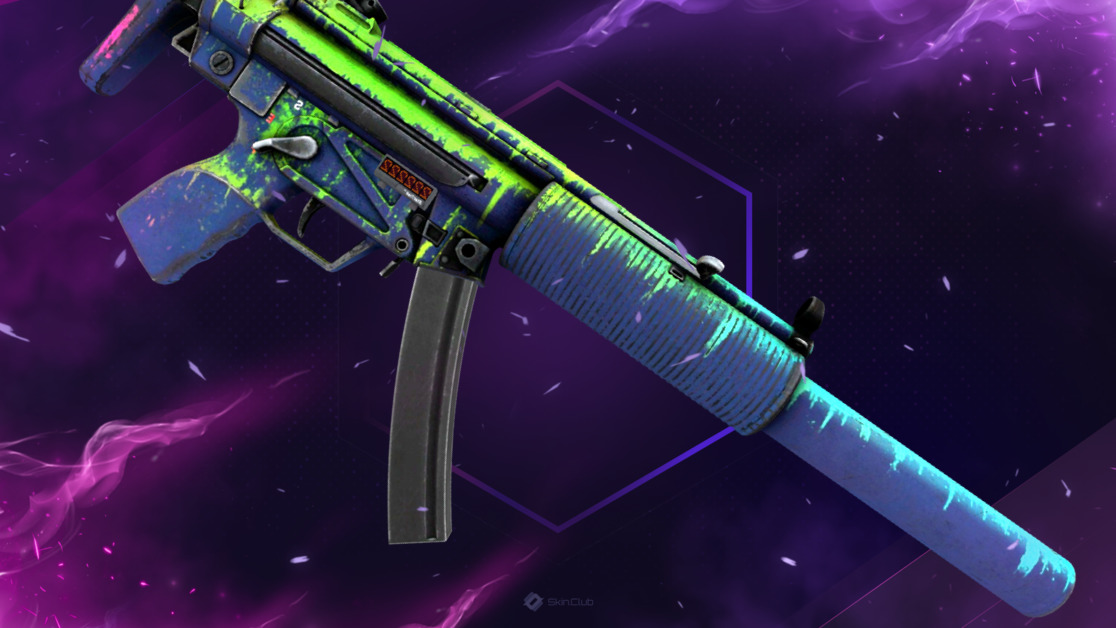 MP5-SD | Phosphor | Battle-Scarred | StatTrak