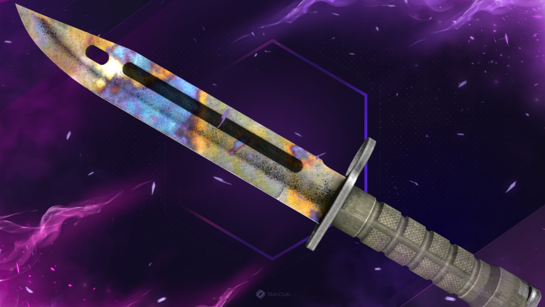 Bayonet | Case Hardened | Battle-Scarred