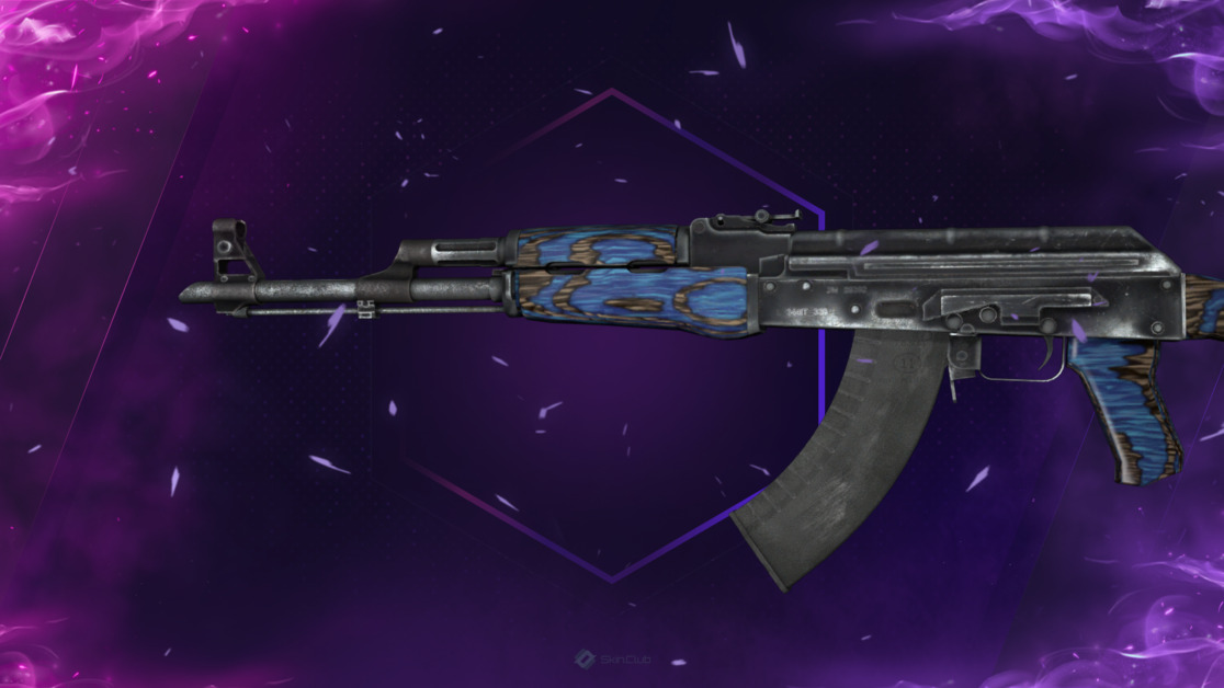 AK-47 | Blue Laminate | Minimal Wear