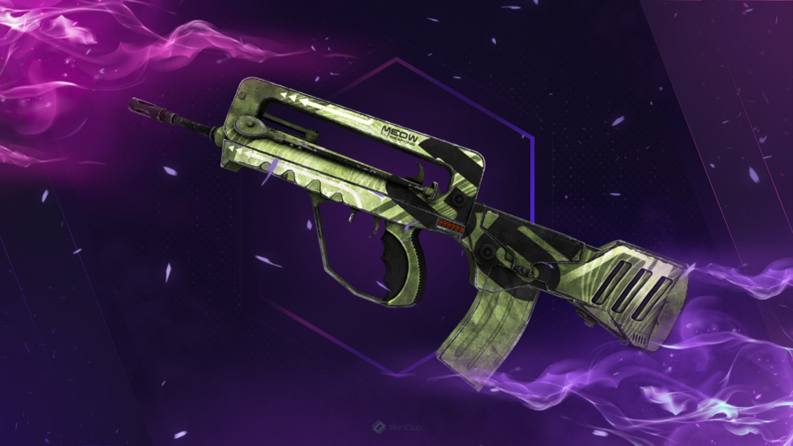 FAMAS | Meow 36 | Well-Worn | StatTrak