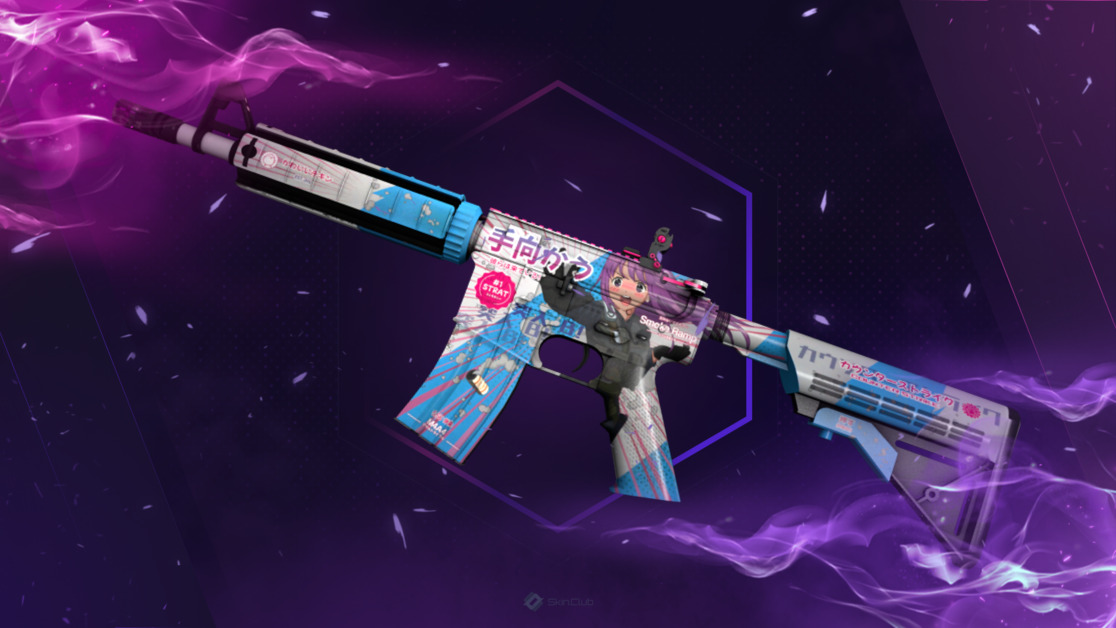 M4A4 | Temukau | Minimal Wear