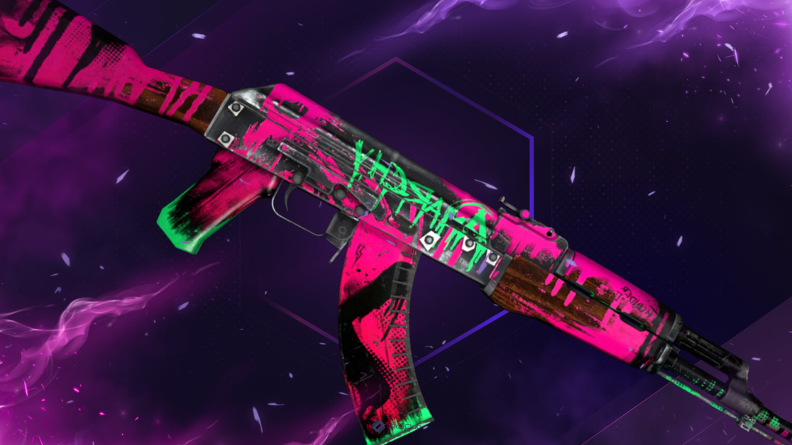 AK-47 | Neon Revolution | Battle-Scarred