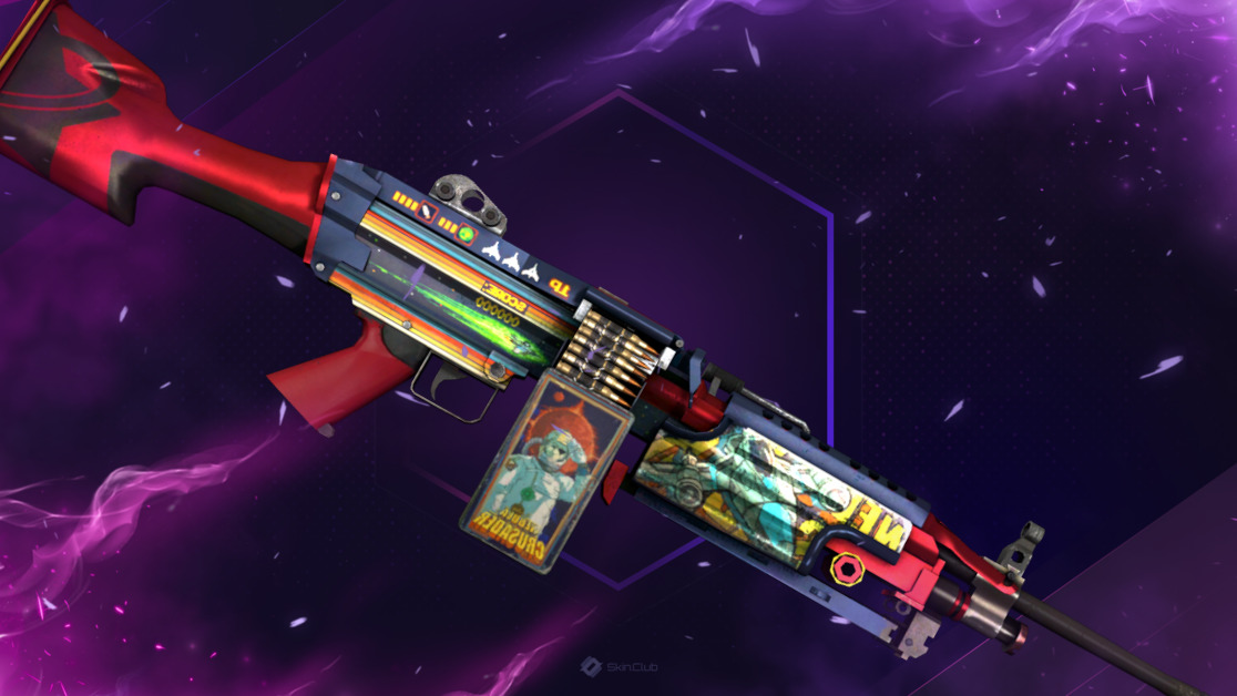 M249 | Nebula Crusader | Field-Tested