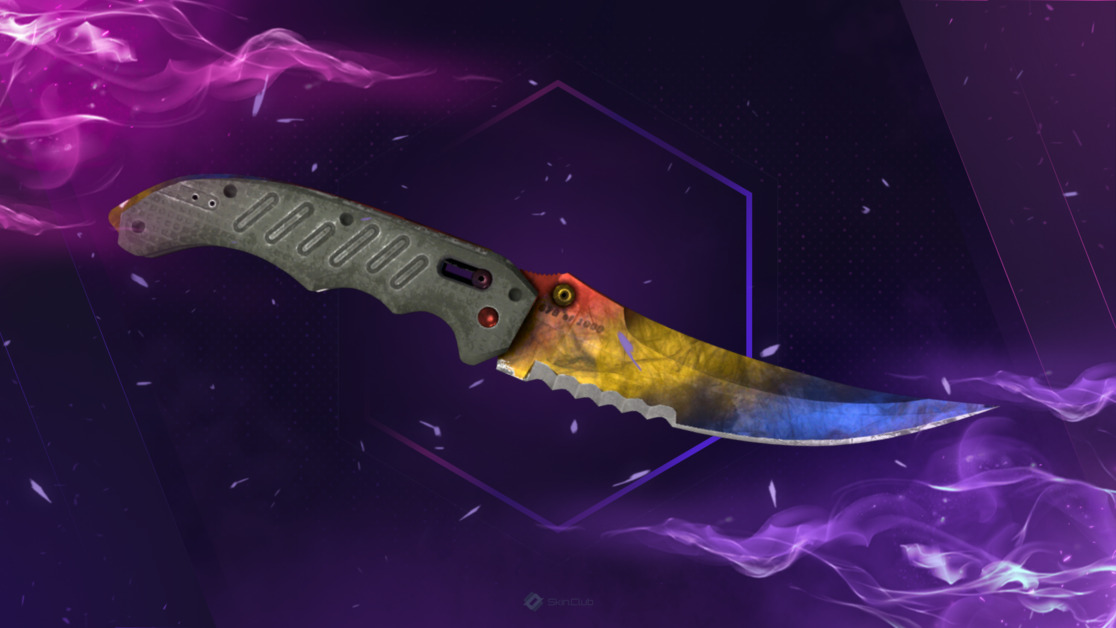 Flip Knife | Marble Fade | Minimal Wear