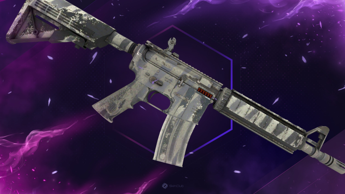 M4A4 | Faded Zebra | Field-Tested | StatTrak