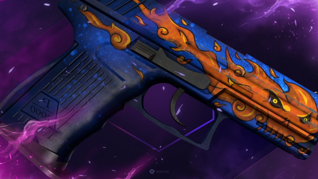P2000 | Fire Elemental | Well-Worn