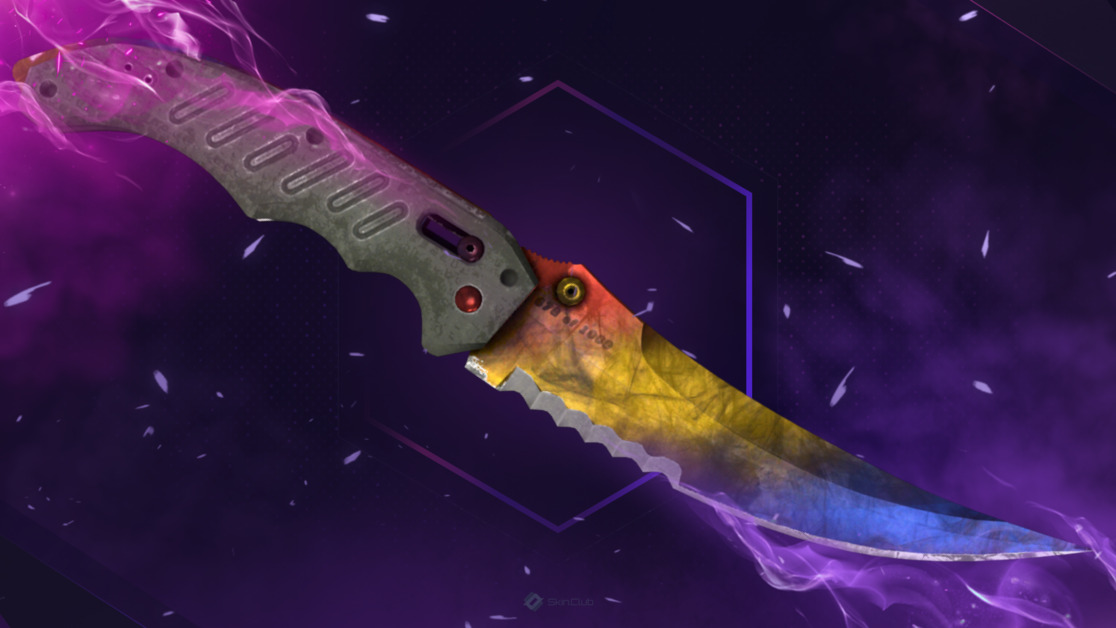 Flip Knife | Marble Fade | Minimal Wear