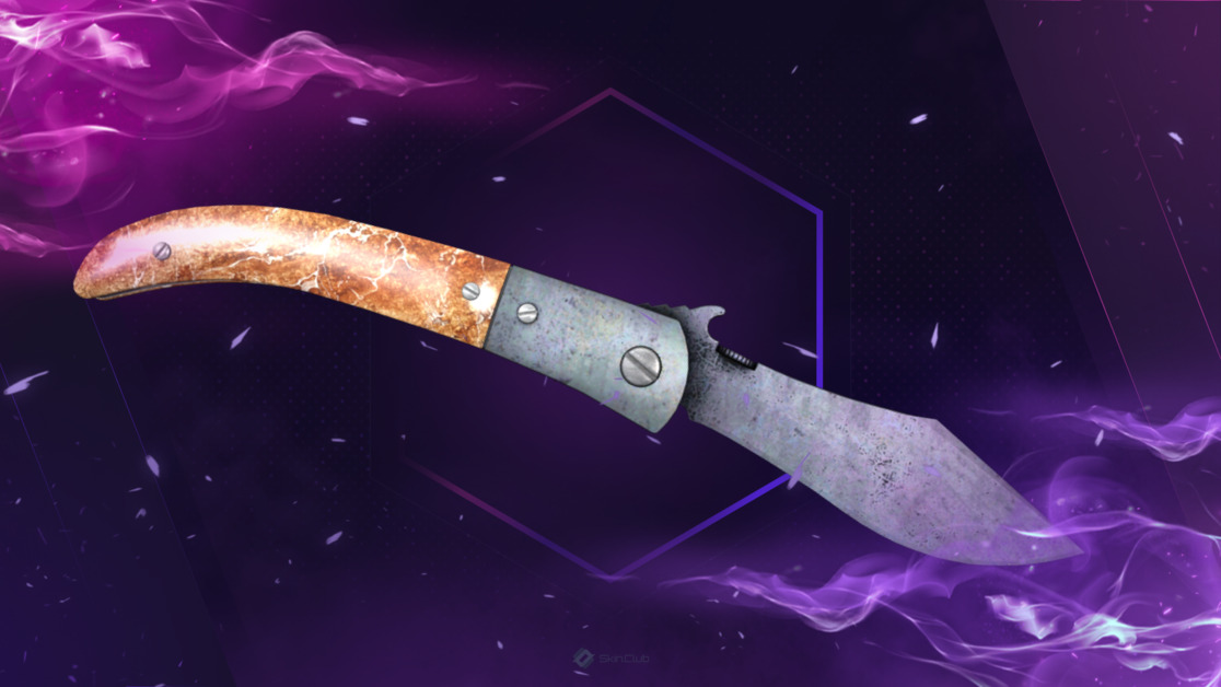 Navaja Knife | Blue Steel | Well-Worn