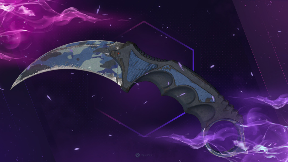 Karambit | Bright Water | Battle-Scarred