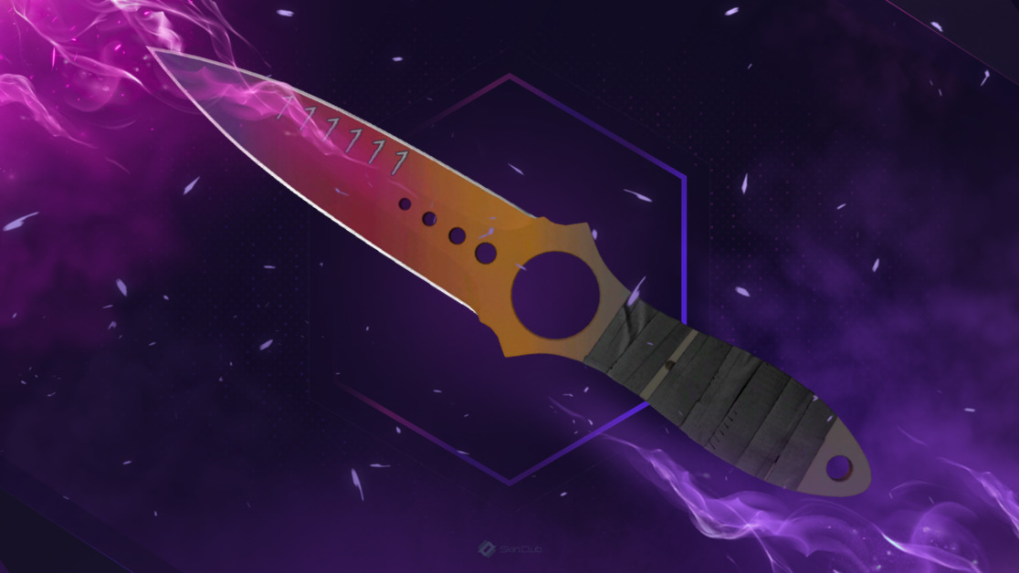 Skeleton Knife | Fade | Factory New | StatTrak