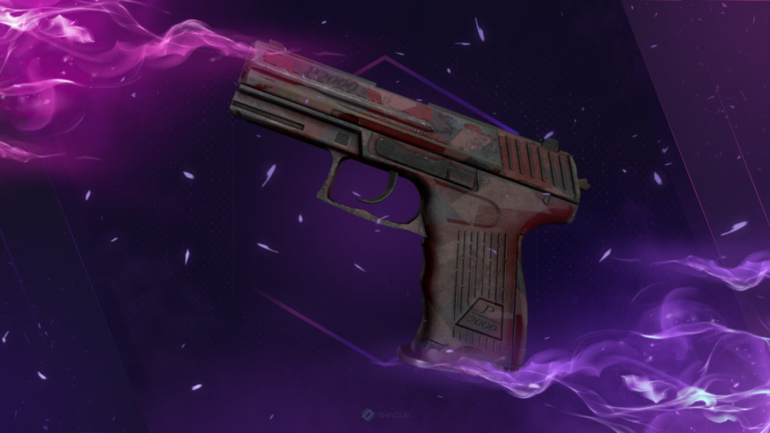 P2000 | Red FragCam | Well-Worn