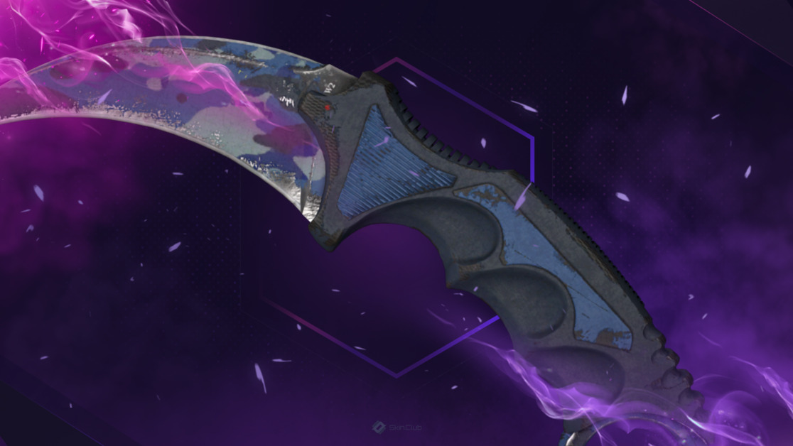 Karambit | Bright Water | Battle-Scarred