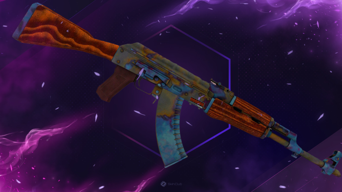 AK-47 | Case Hardened | Well-Worn | StatTrak