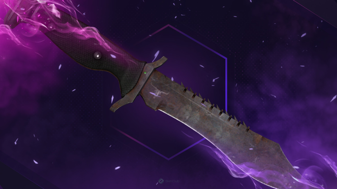 Bowie Knife | Rust Coat | Battle-Scarred