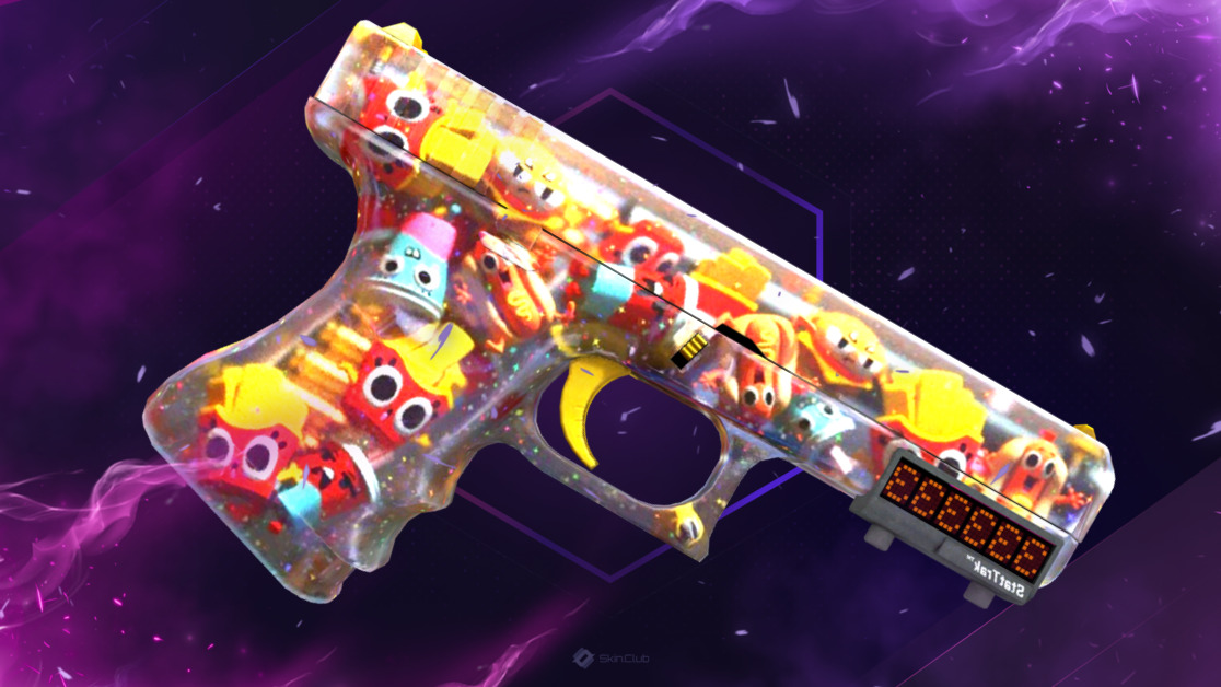 Glock-18 | Snack Attack | Well-Worn | StatTrak