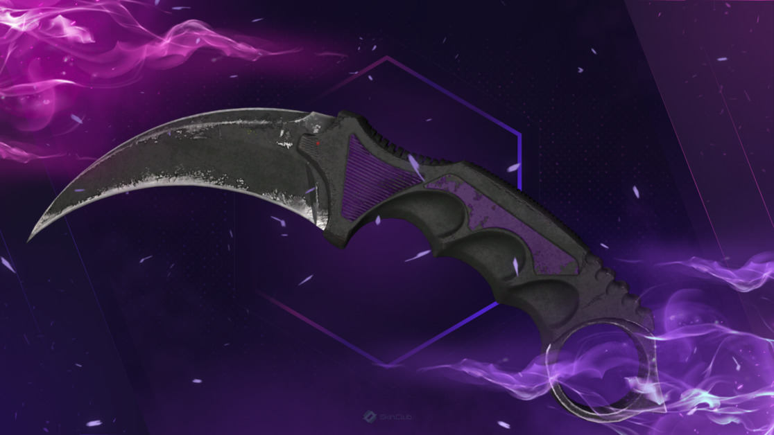 Karambit | Ultraviolet | Battle-Scarred
