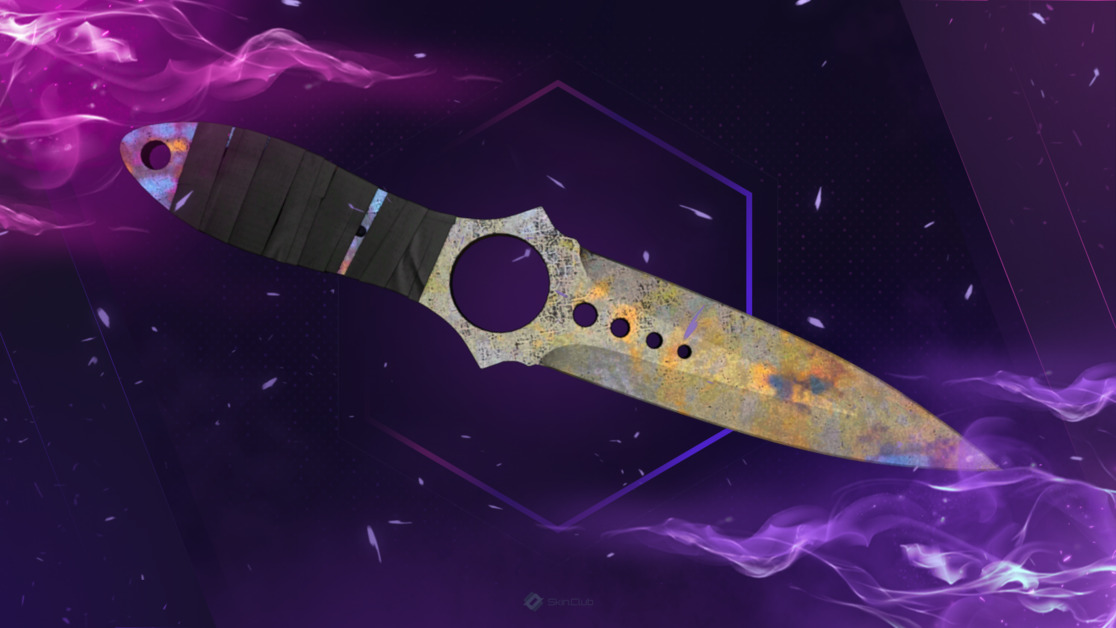 Skeleton Knife | Case Hardened | Battle-Scarred