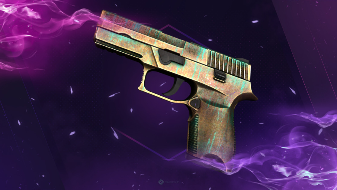 P250 | Verdigris | Battle-Scarred