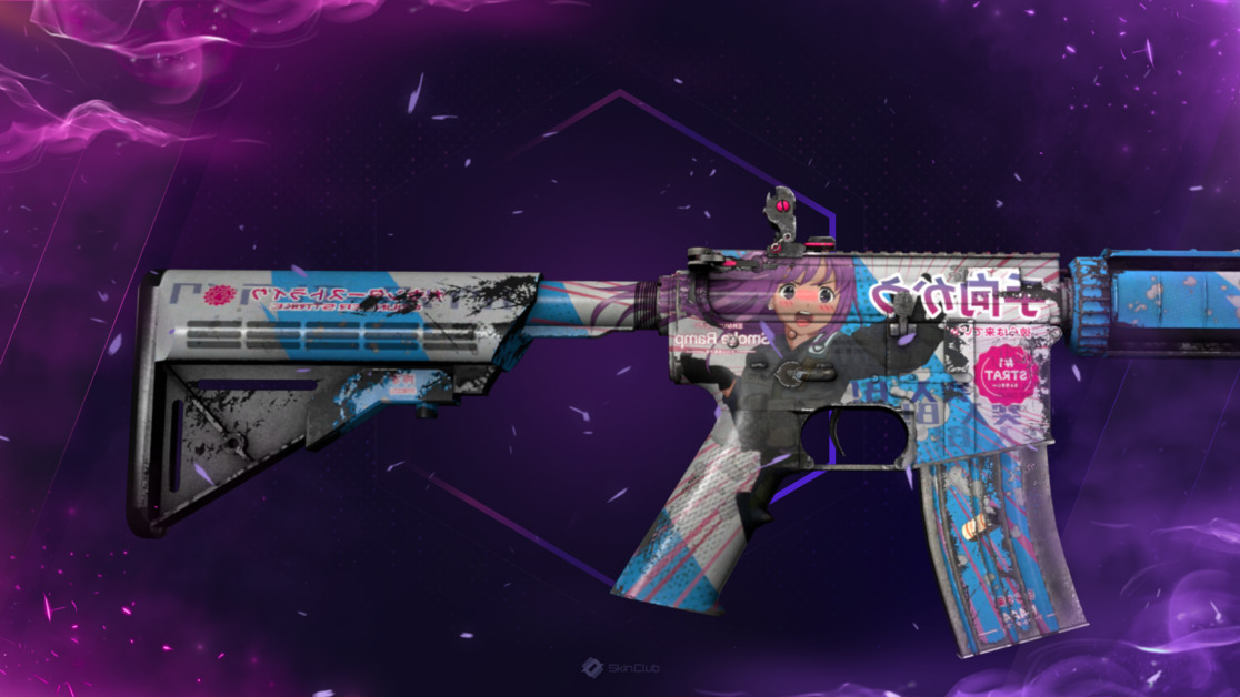 M4A4 | Temukau | Battle-Scarred